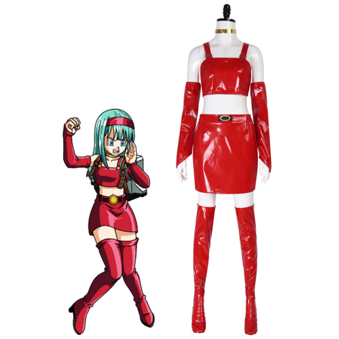 Dragon Ball GT Bulla Costume - Full Set Bulla Cosplay | Cosplay Costume ...