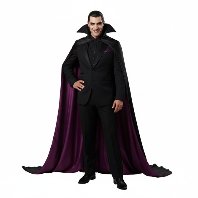 Hotel Transylvania Count Dracula Costume - Black Suit Cape Count ...