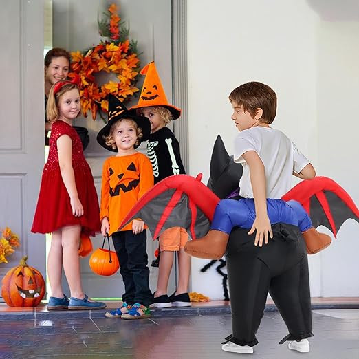 Riding Vampire Bat Inflatable Costume - Riding Vampire Bat Cosplay ...