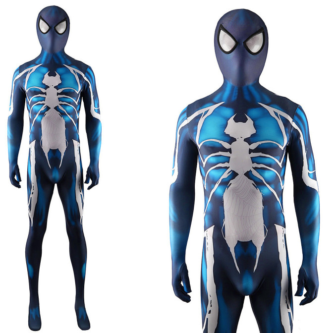Marvel Comics Venom: The Madness Blue Venom Costume - Bodysuit Blue ...