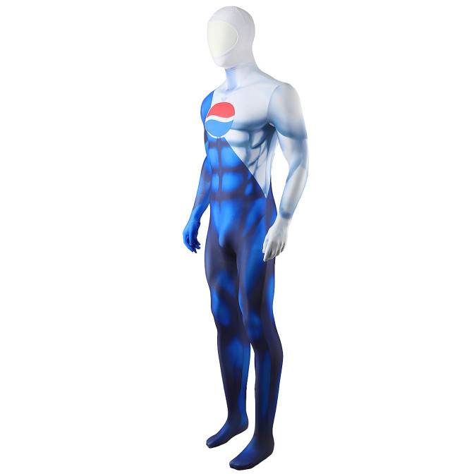 Pepsi Man Costume - Muscle Pattern Bodysuit Pepsi Man Cosplay | Cosplay ...