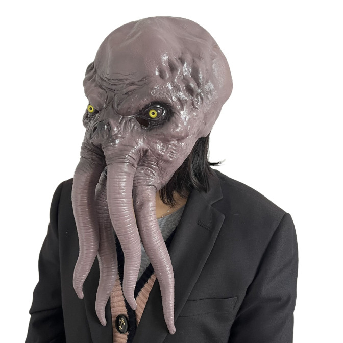 Baldur's Gate 3 Illithid Mind Flayer Mask Prop - Mind Flayer Costume ...