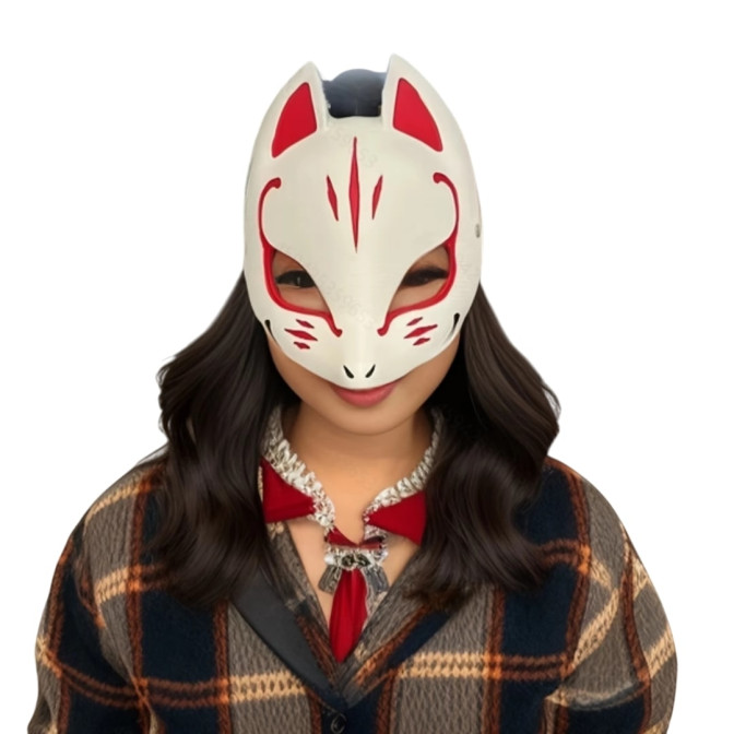Persona 5 Royal Yusuke Kitagawa Kitsune Mask Prop - Yusuke Kitagawa Fox ...