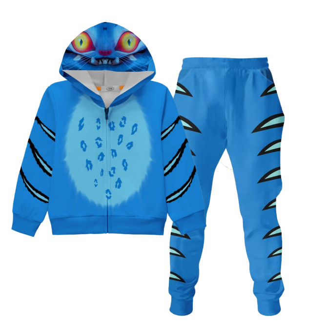 Kids K-Pop Demon Hunters Derpy Tiger Costume - Onesie Derpy Tiger ...
