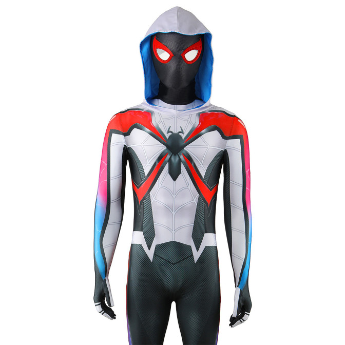 Spider-Man 2 Miles Morales Evolved Suit Style 1 Costume - White ...