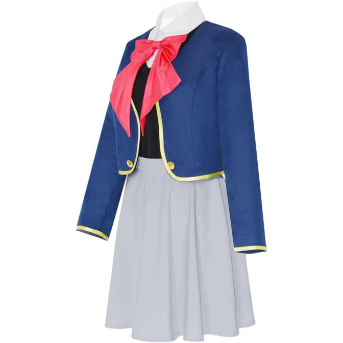 Oshi No Ko Ruby Hoshino Costume - Blue Jacket Shirt Skirt Set Ruby ...
