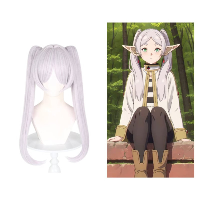 Frieren: Beyond Journey's End Frieren Wig - Frieren Costume Wig Prop ...