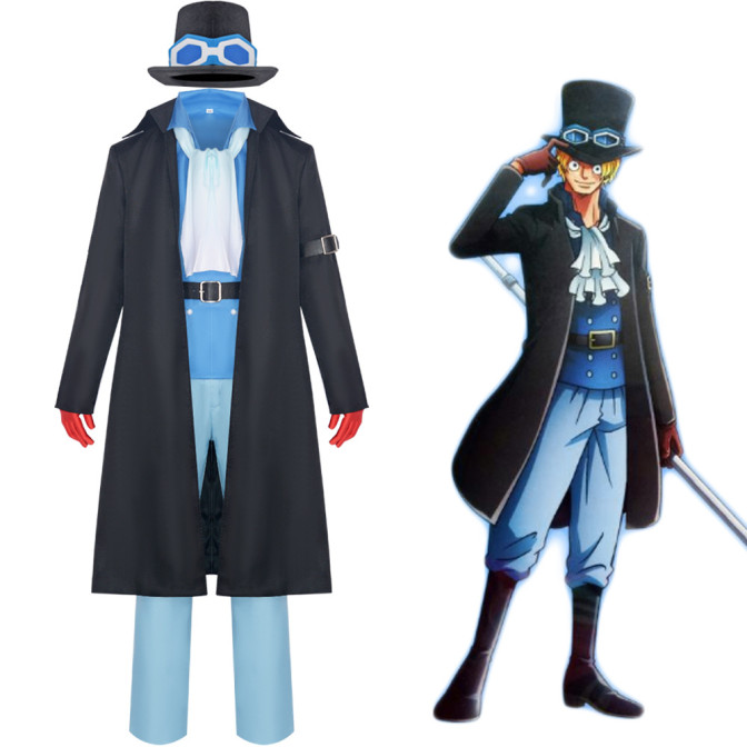 One Piece Sabo Costume - Full Suit Coat Set Sabo Cosplay | Cosplay ...