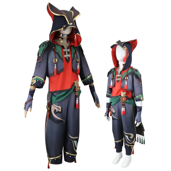 Boys Genshin Impact Gaming Costume - Full Set with Accessories Gaming ...