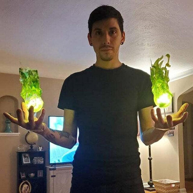 Floating Fireball Prop - Floating Fireball Cosplay Costume Prop ...