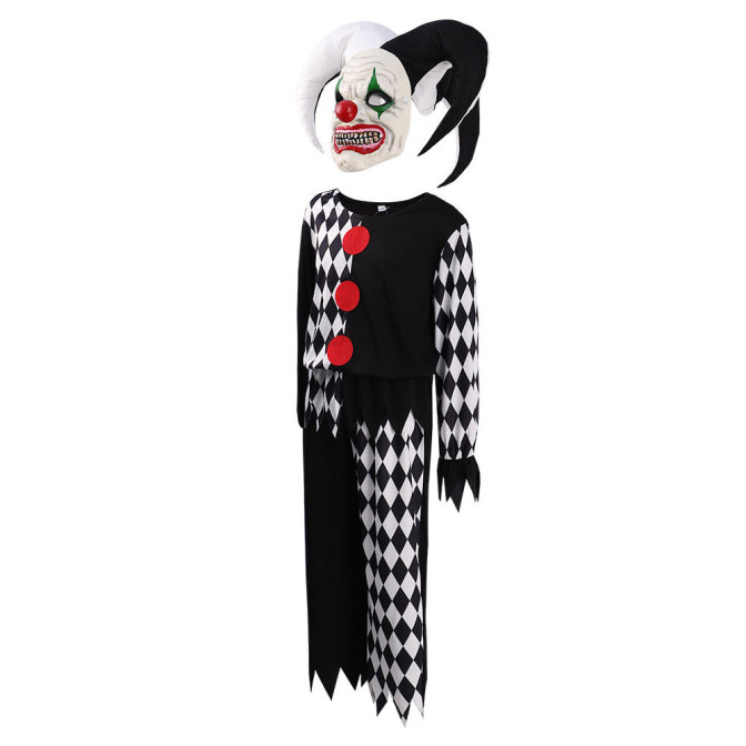 Evil Jester Costume - Bodysuit Hat Evil Jester Cosplay | Cosplay ...