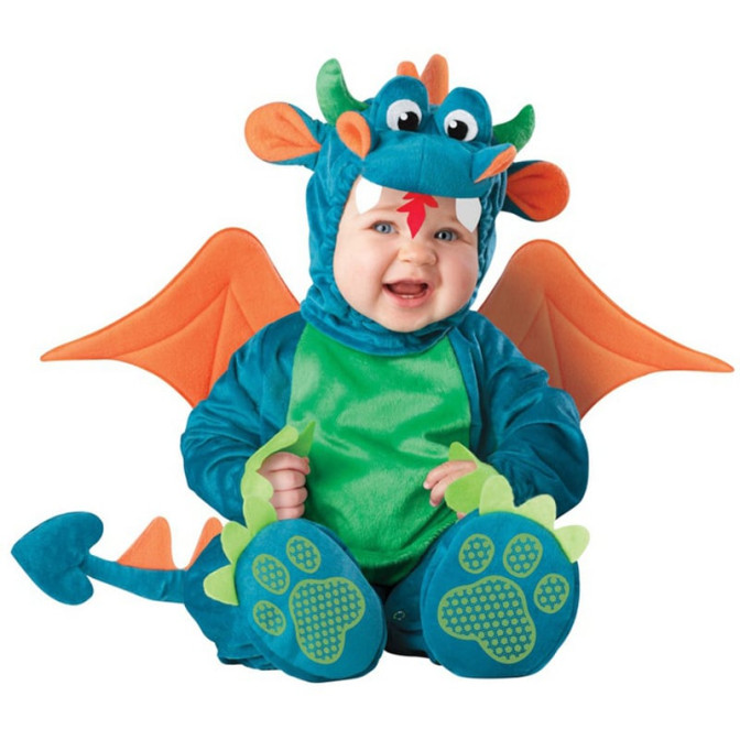 Baby Dinosaur Costume InCharacter - Onesie Jumpsuit Dinosaur Cosplay ...