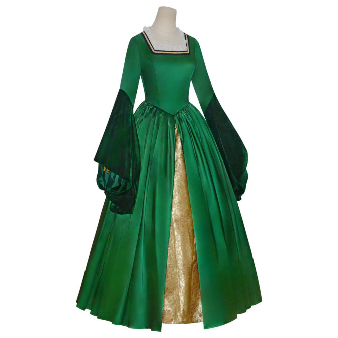 Tudor Period Queen Costume - Green Dress Tudor Queen Cosplay | Cosplay ...
