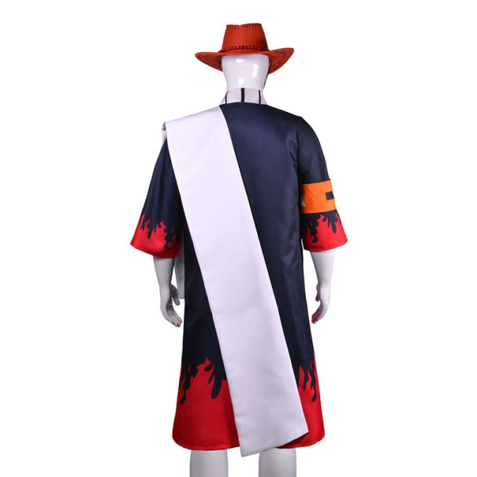 One Piece Portgas D Ace Costume - Kimono Portgas D Ace Cosplay ...
