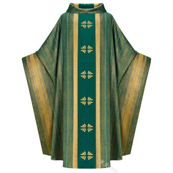 Catholic Priest Chasuble Costume - Robe Catholic Priest Cosplay ...