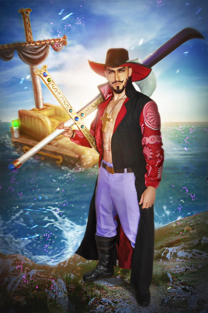 One Piece Dracule Mihawk Costume - Dracule Mihawk Cosplay | Cosplay ...