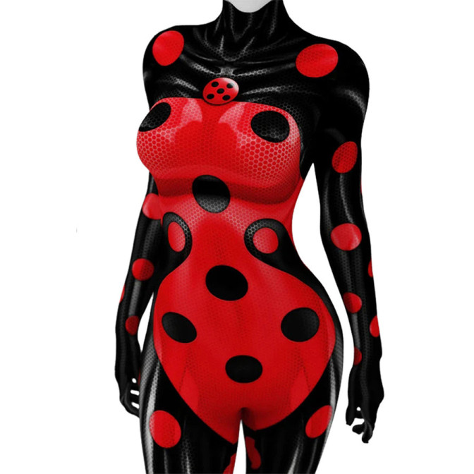 Miraculous World Shadybug Costume - Bodysuit Shadybug Cosoplay ...