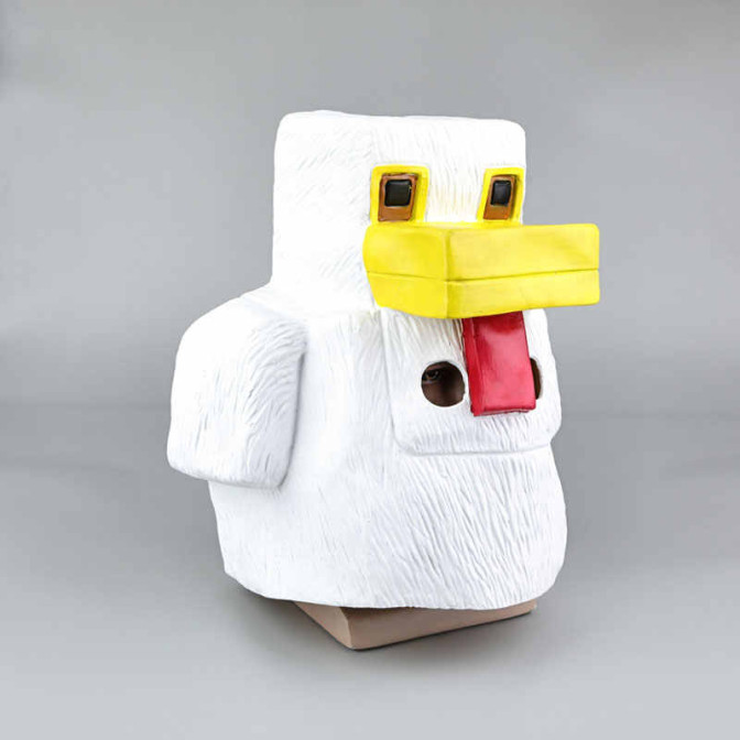Minecraft Chicken Jockey Mask Prop - Chicken Jockey Costume Cosplay ...