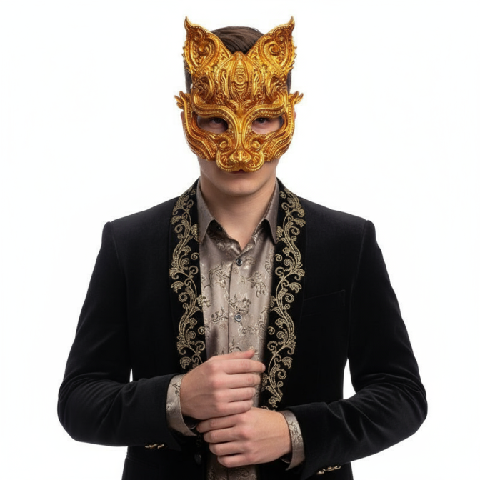 Japanese Kitsune Fox Mask Prop - Japanese Fox Cosplay Costume Mask ...