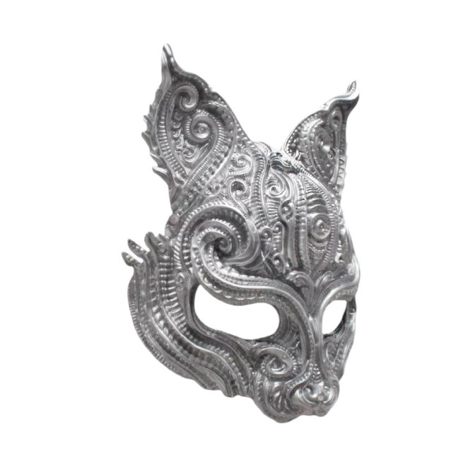 Japanese Kitsune Fox Mask Prop - Japanese Fox Cosplay Costume Mask ...