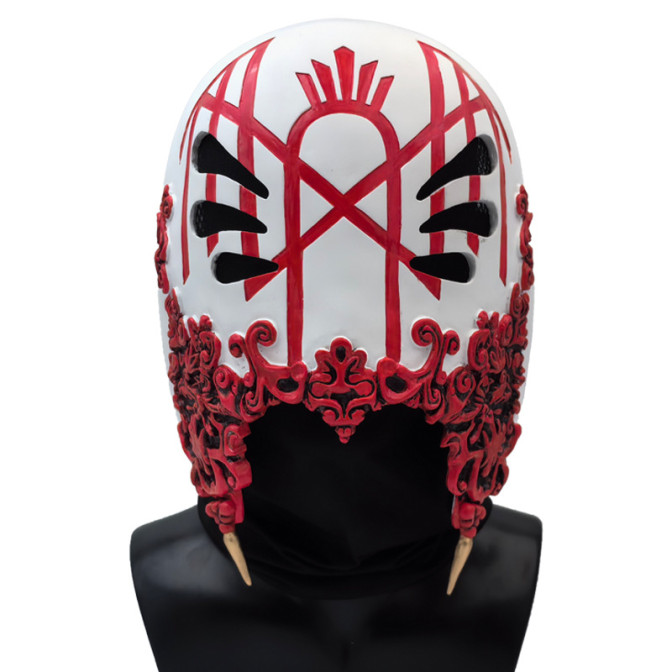 Sleep Token Vessel Mask Prop - White Red Sleep Token Cosplay Costume ...
