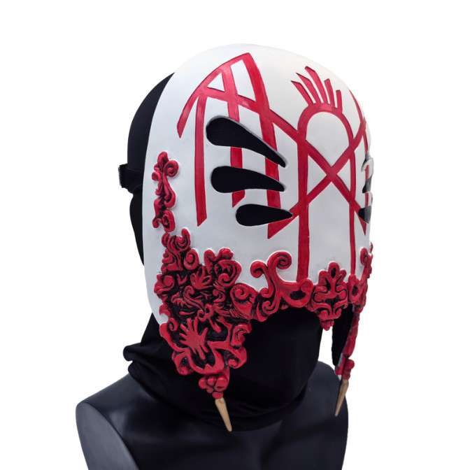 Sleep Token Vessel Mask Prop - White Red Sleep Token Cosplay Costume ...
