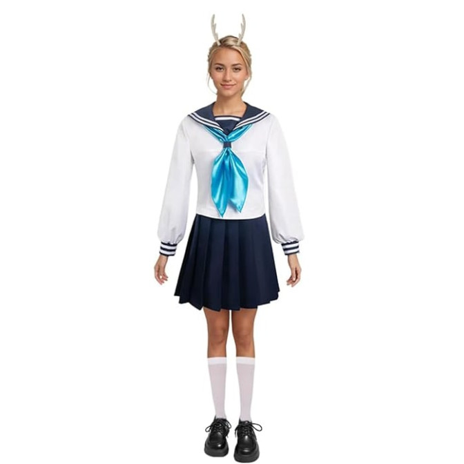 My Deer Friend Nokotan Costume - Shirt Skirt Headgear Noko Shikanoko ...