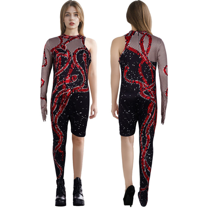 Taylor Swift Reputation Outfit Costume - Black Snake Bodysuit Taylor ...