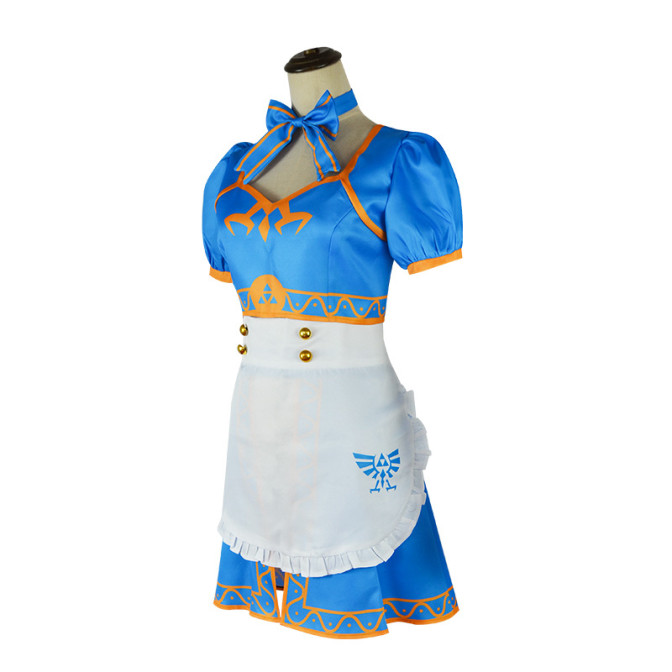 The Legend of Zelda Breath of the Wild Princess Zelda Costume - Blue ...