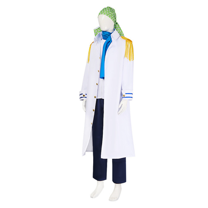 One Piece Koby Costume - White Sailor Uniform Koby Cosplay | Cosplay ...