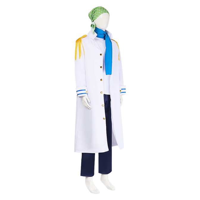 One Piece Koby Costume - White Sailor Uniform Koby Cosplay | Cosplay ...